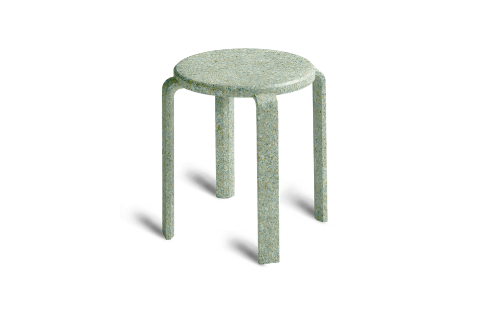 Tabouret Billex en Broyat de Billets de Banque
