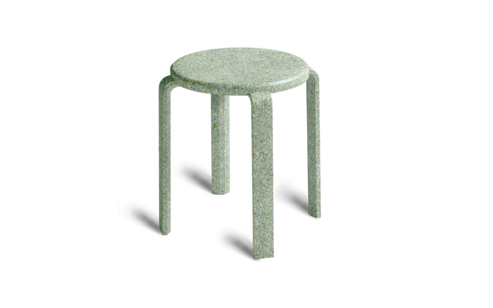 Tabouret Billex en Broyat de Billets de Banque