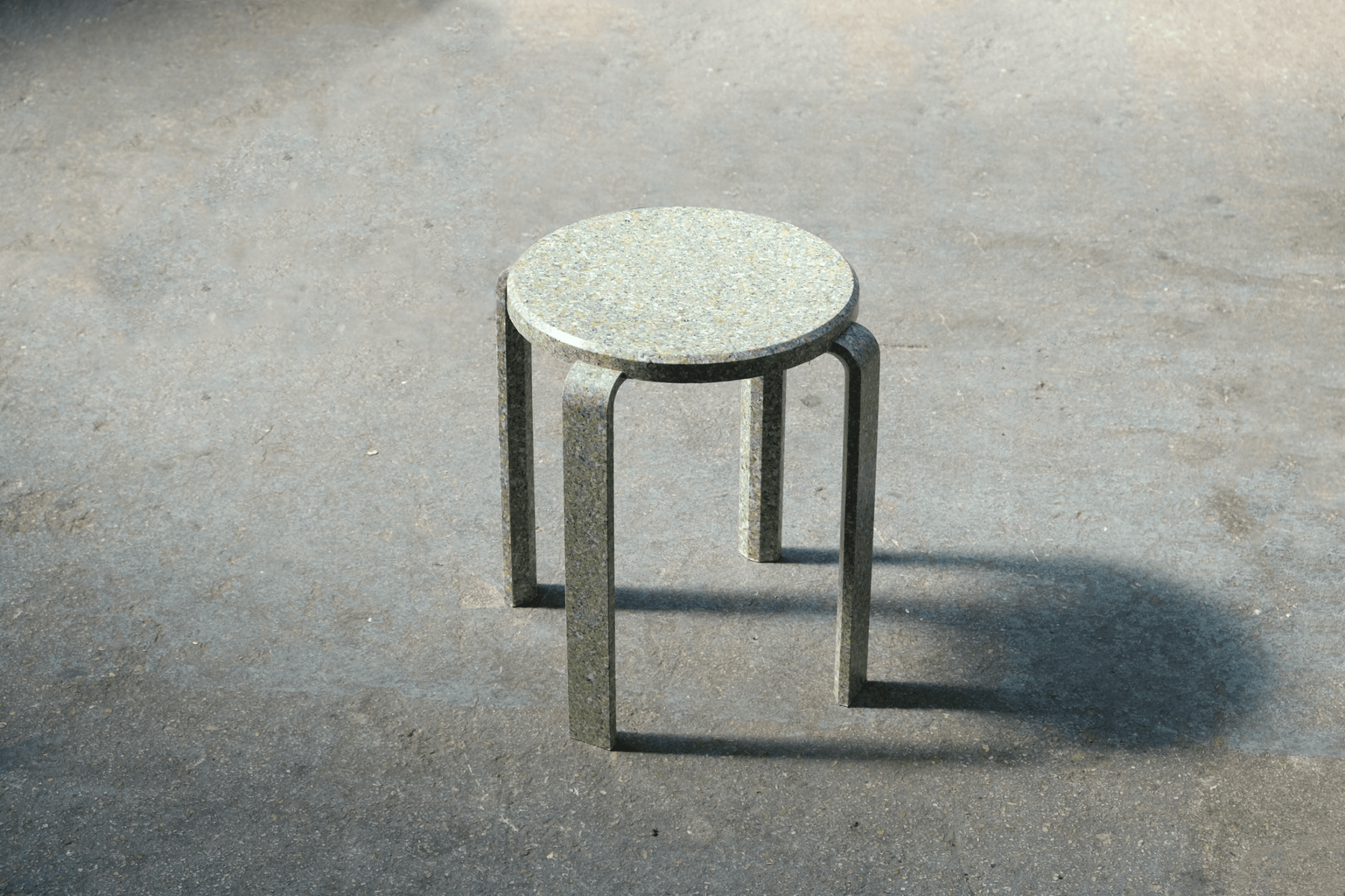 Tabouret Billex en Broyat de Billets de Banque
